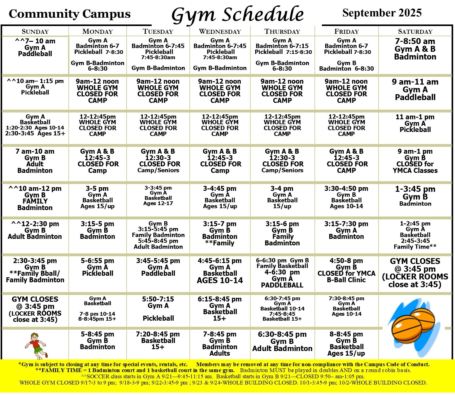 JCC of Middlesex County-Jewish Community Center, NJ New Jersey - Gym Schedule